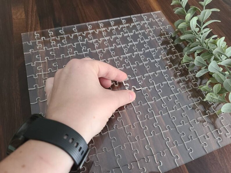 Clear Jigsaw Puzzle Difficult Puzzle Impossible Clear | Etsy