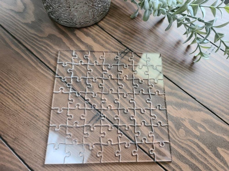 Clear Jigsaw Puzzle Difficult Puzzle Impossible Clear | Etsy