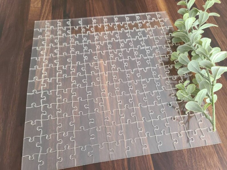 Clear Jigsaw Puzzle Difficult Puzzle Impossible Clear - Etsy