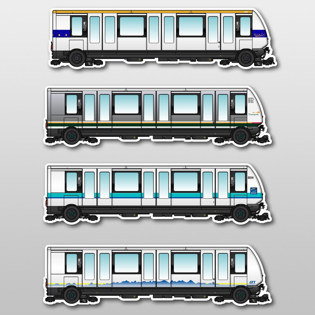 VAL 208 Metro Magnets - Etsy
