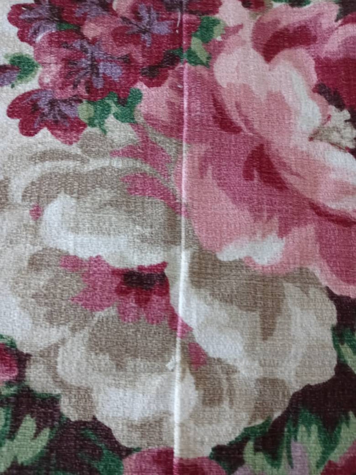 Beautiful Vintage Bark Cloth Fabric. This is a Huge Piece of | Etsy