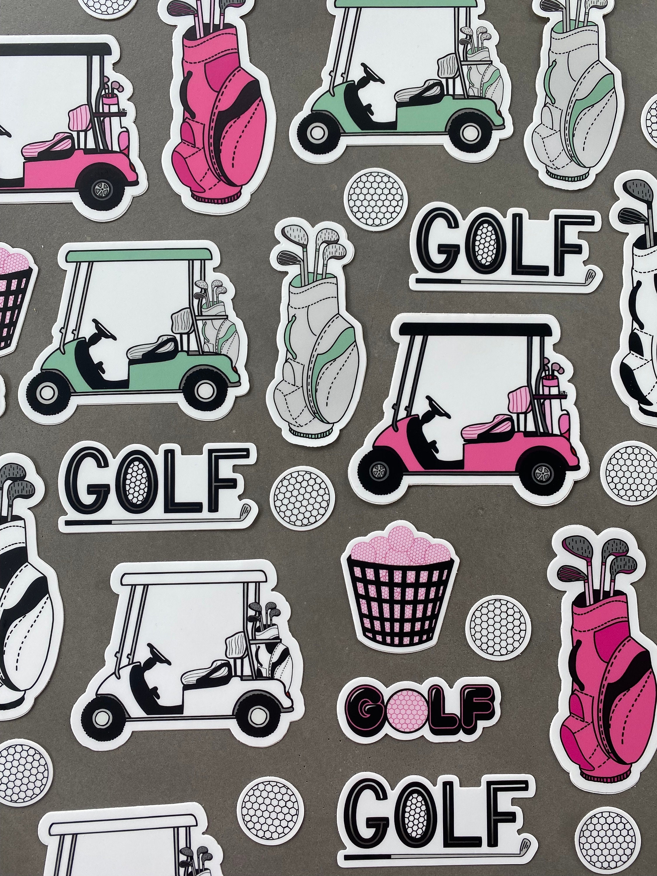 Pink Golf Bag - Etsy