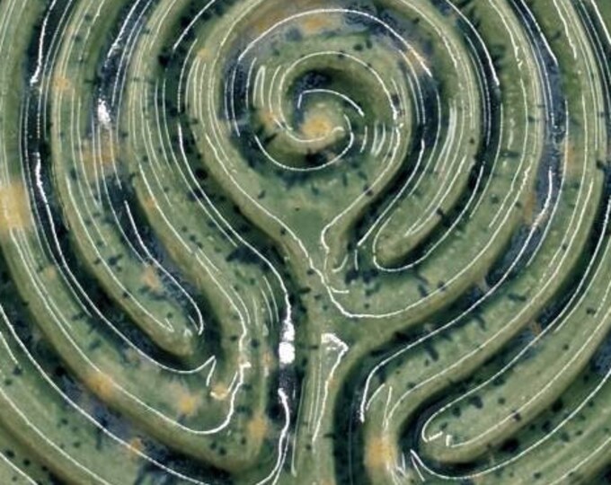 Ceramic Greek Finger Labyrinth - Meditation Prayer Art, Calming ...