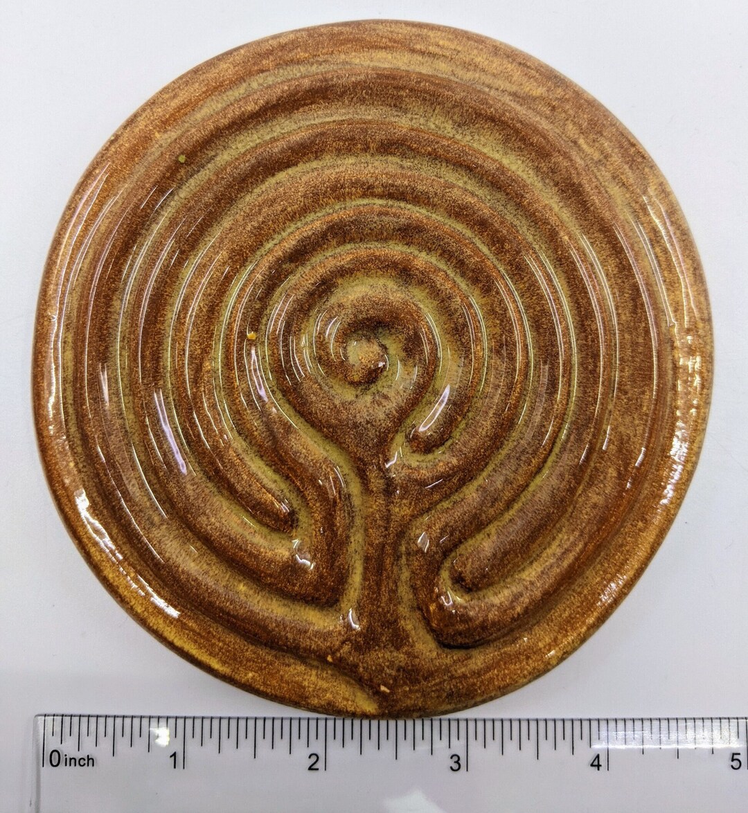 Ceramic Greek Finger Labyrinth - Meditation Prayer Art, Calming ...