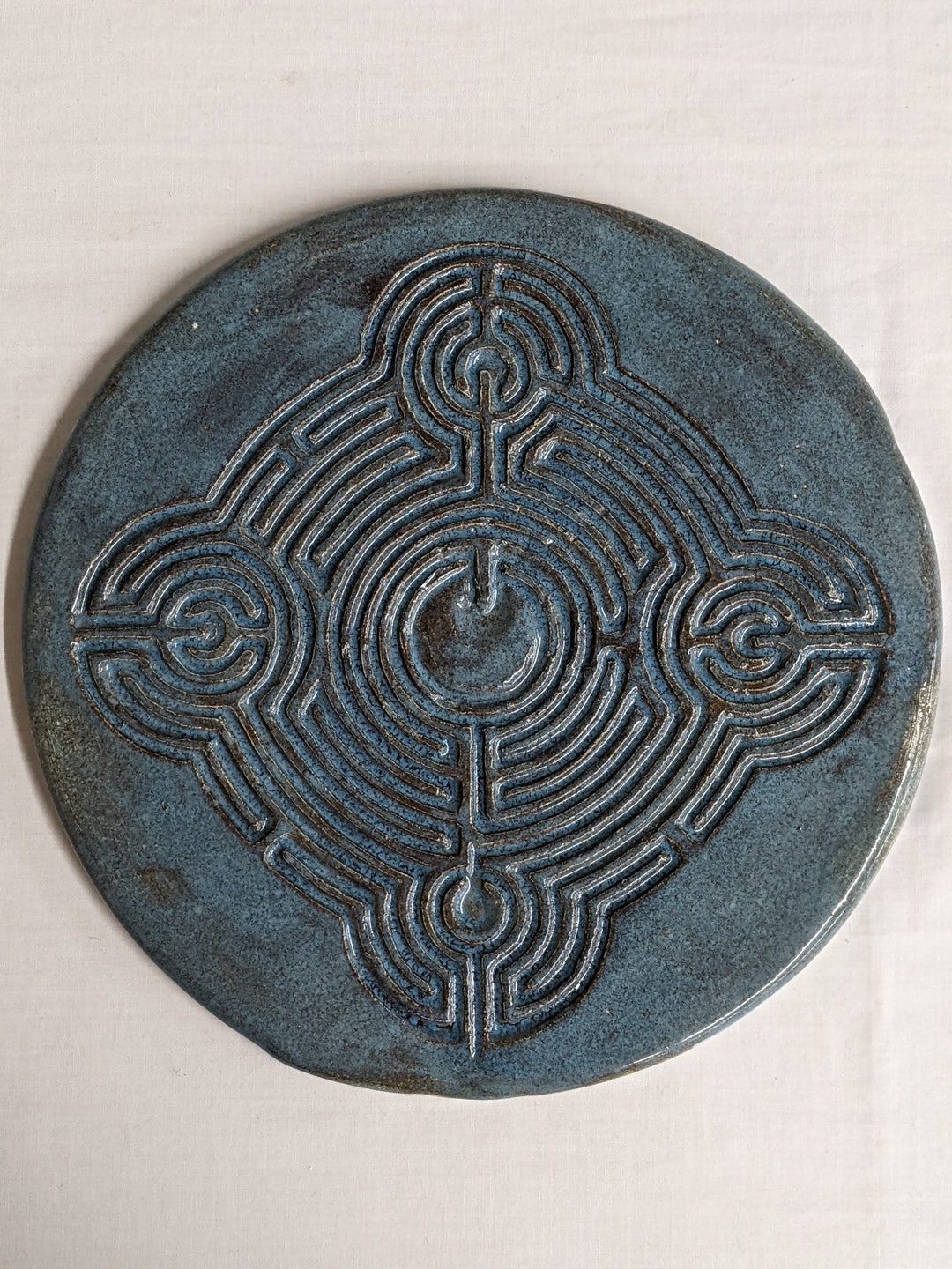 Ceramic Circular Borromean Knot Finger Labyrinth Medieval - Etsy