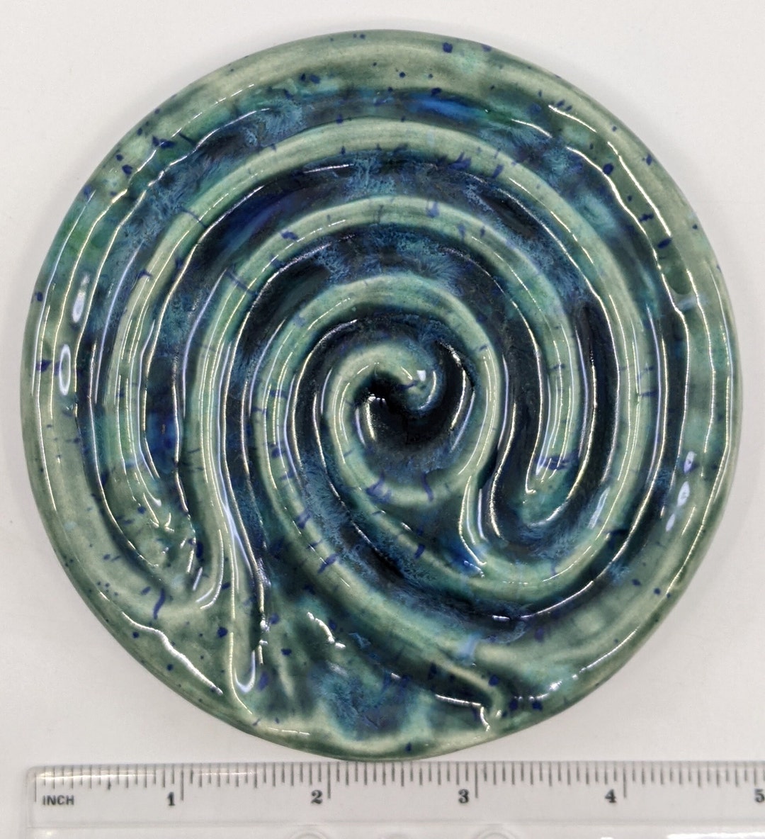 Special Order Ceramic Baltic Wave Fidgit 3 Circuit Finger Labyrinth ...