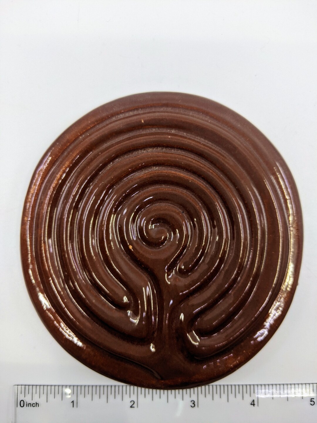 Ceramic Greek Finger Labyrinth - Meditation Prayer Art, Calming ...