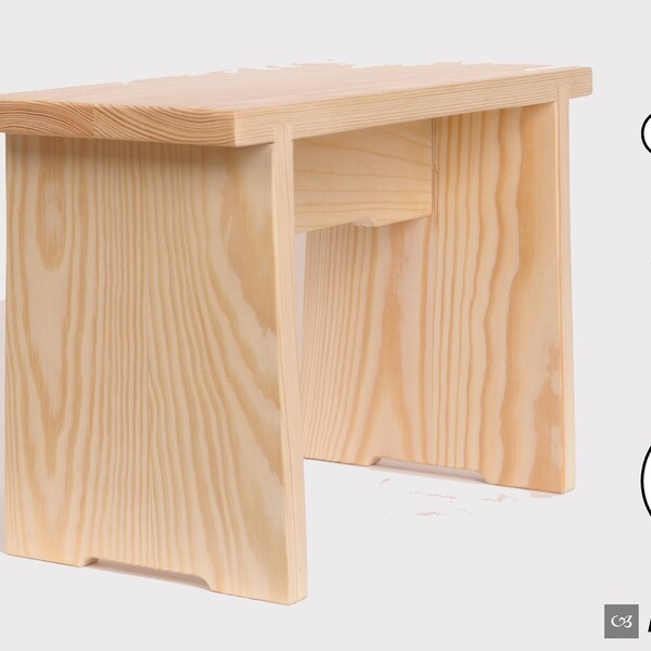 Japanese Stool - Etsy