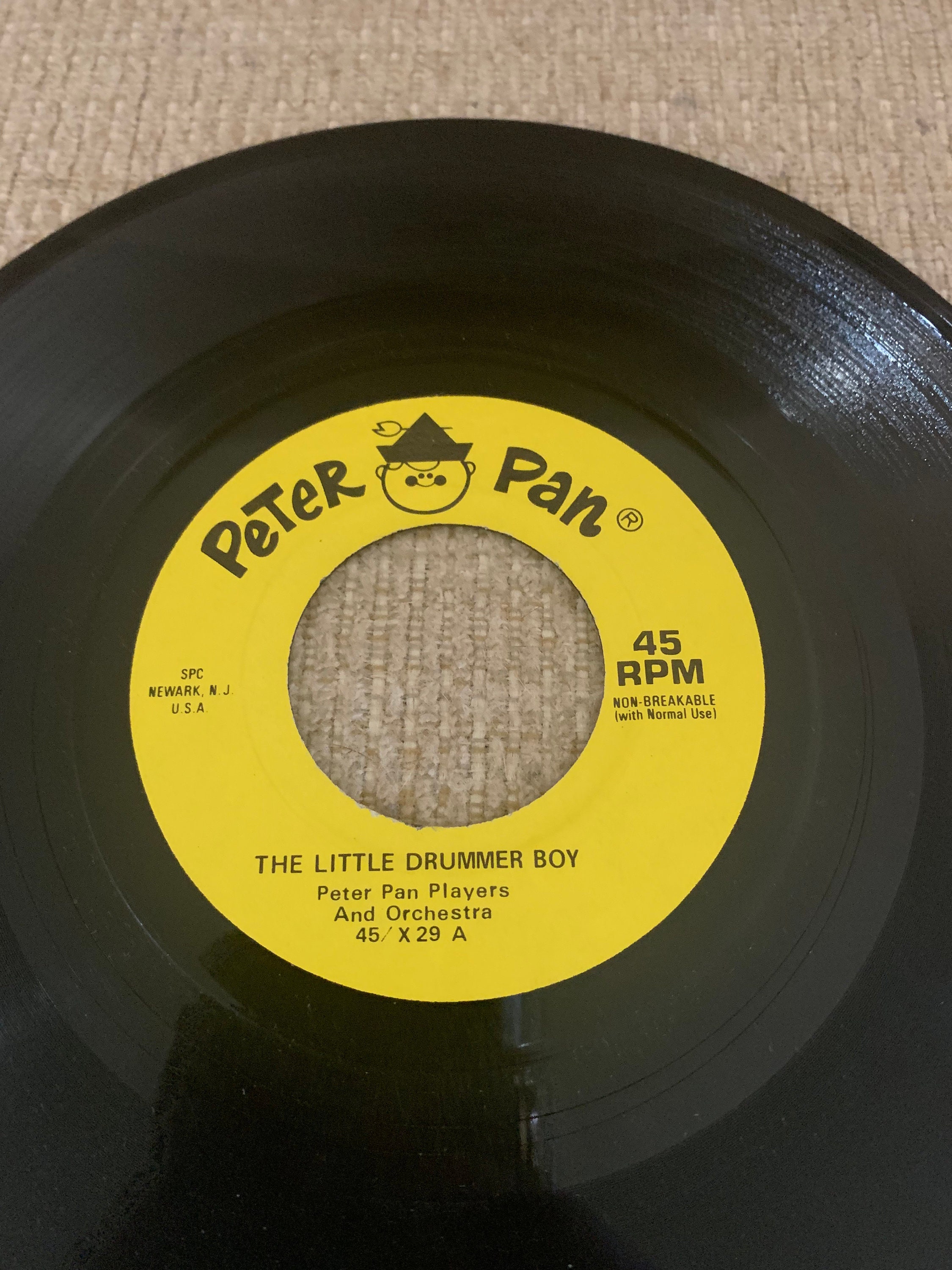 Peter Pan 45rpm Record - Etsy