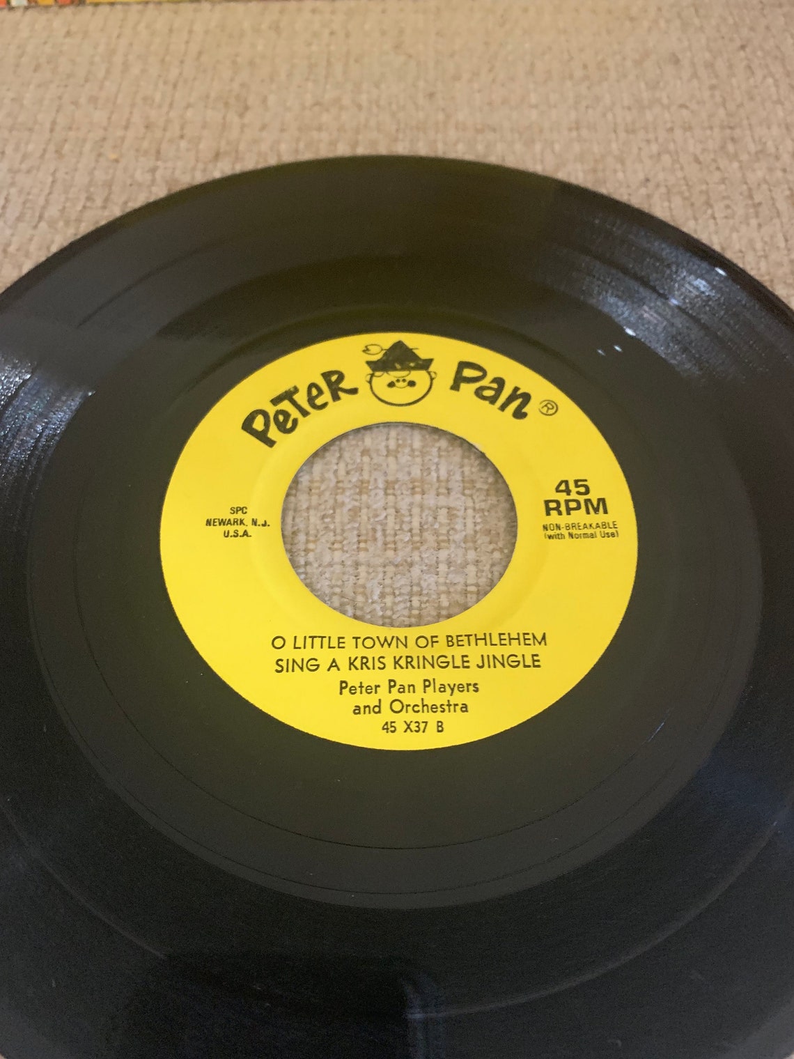 Peter Pan 45 Rpm Vintage Record - Etsy