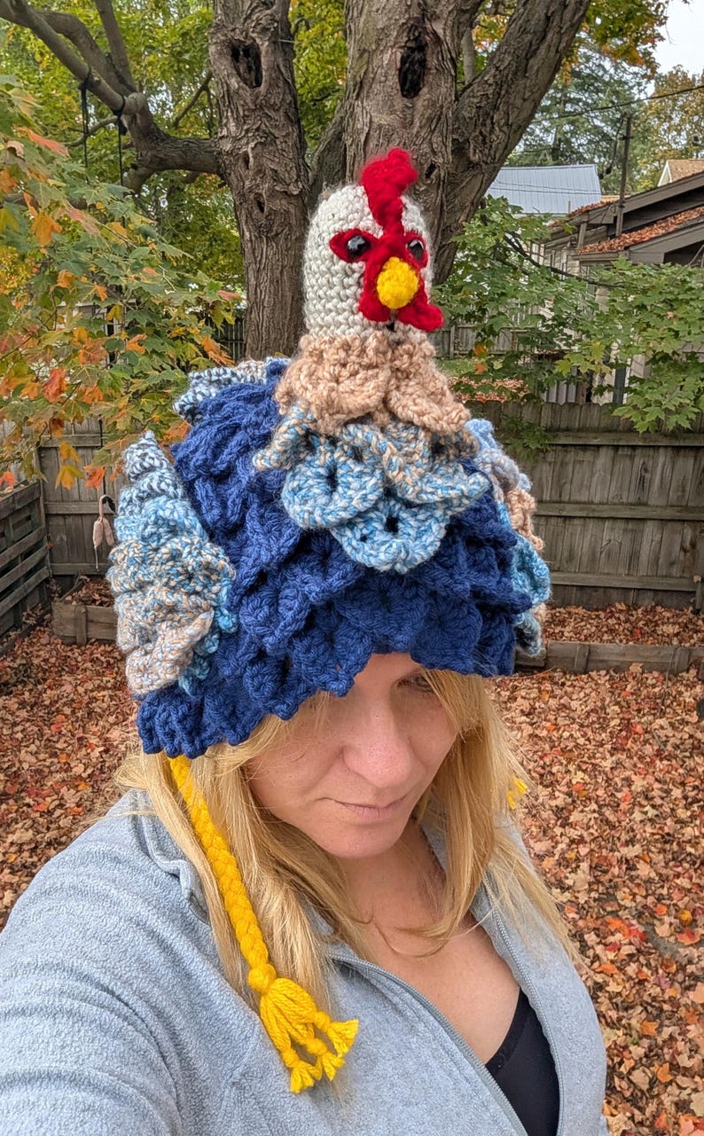 Campbell Chicken HAT PATTERN - Etsy