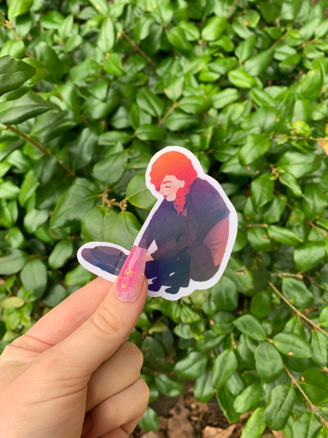 Chuuya Nakahara Holographic Sticker Laptop | Hydroflask | Water Bottle ...