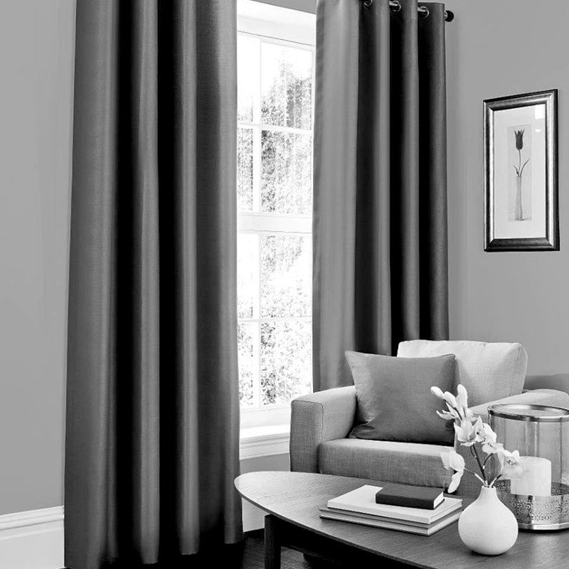 Gray Drapes - Etsy