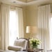 IHF Linen Solid Lined Grommet Pleated Extra Wide Panels Custom Curtains ...