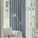 IHF Linen Solid Lined Grommet Pleated Extra Wide Panels Custom Curtains ...