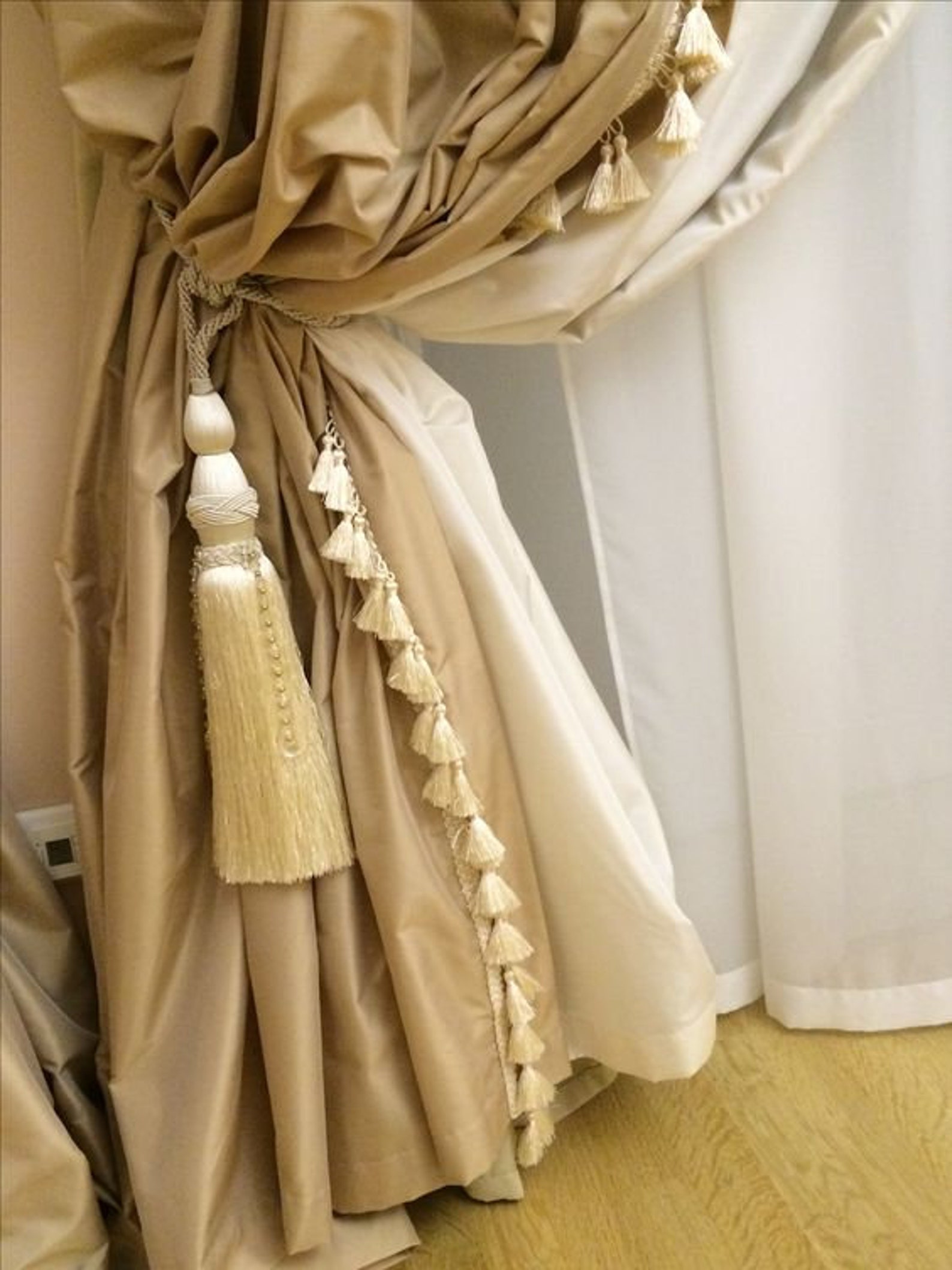 IHF Add Trims Fringes Tie Backs to Your Curtain Drapes Panels Drapery ...