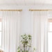 IHF Linen Solid Lined Grommet Pleated Extra Wide Panels Custom Curtains ...