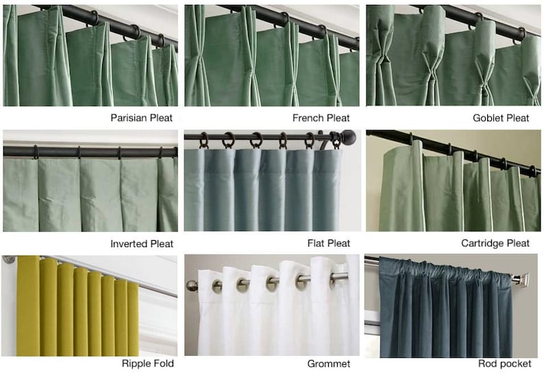 IHF Linen Solid Lined Grommet Pleated Extra Wide Panels Custom - Etsy
