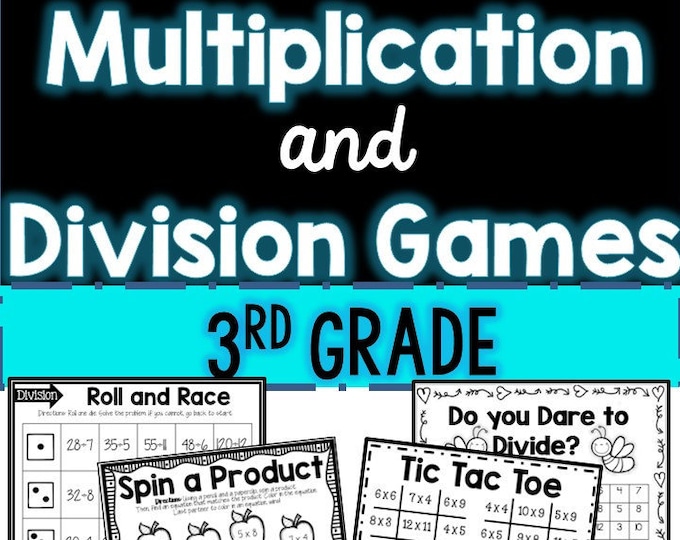 Second Grade Math Games Addition, Subtraction, Place Value - Etsy Canada