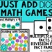 Multiplication Facts Games - Just Add Dice! Ready to Go! - Etsy