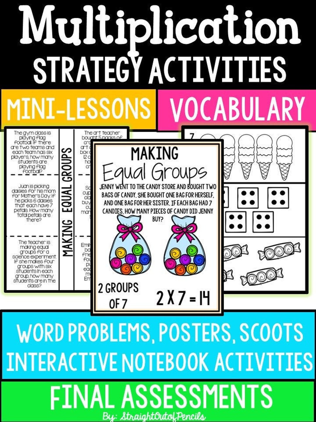 Multiplication Strategy Lessons - Etsy