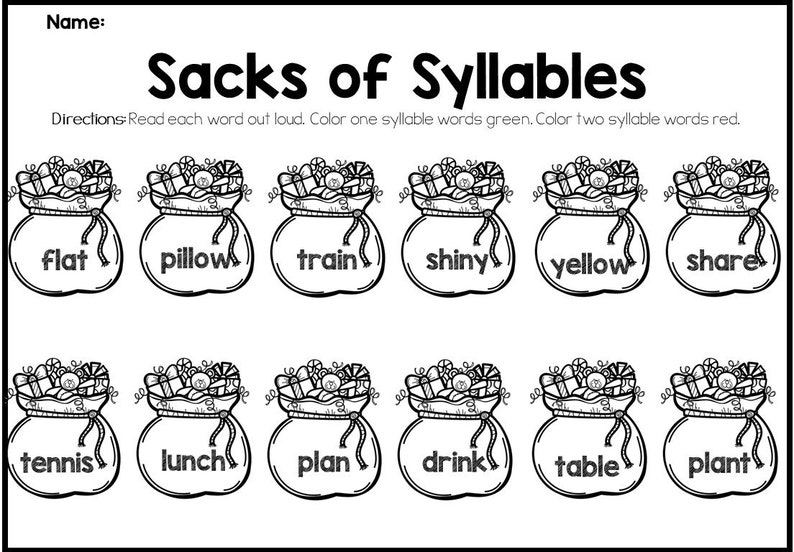 Christmas First Grade Literacy, Reading, Word Work Activities - Etsy