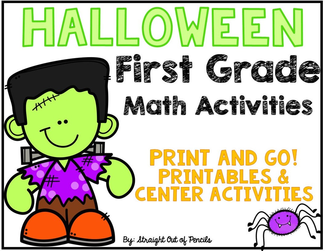 Halloween Kindergarten or First Grade Math Activities - Etsy