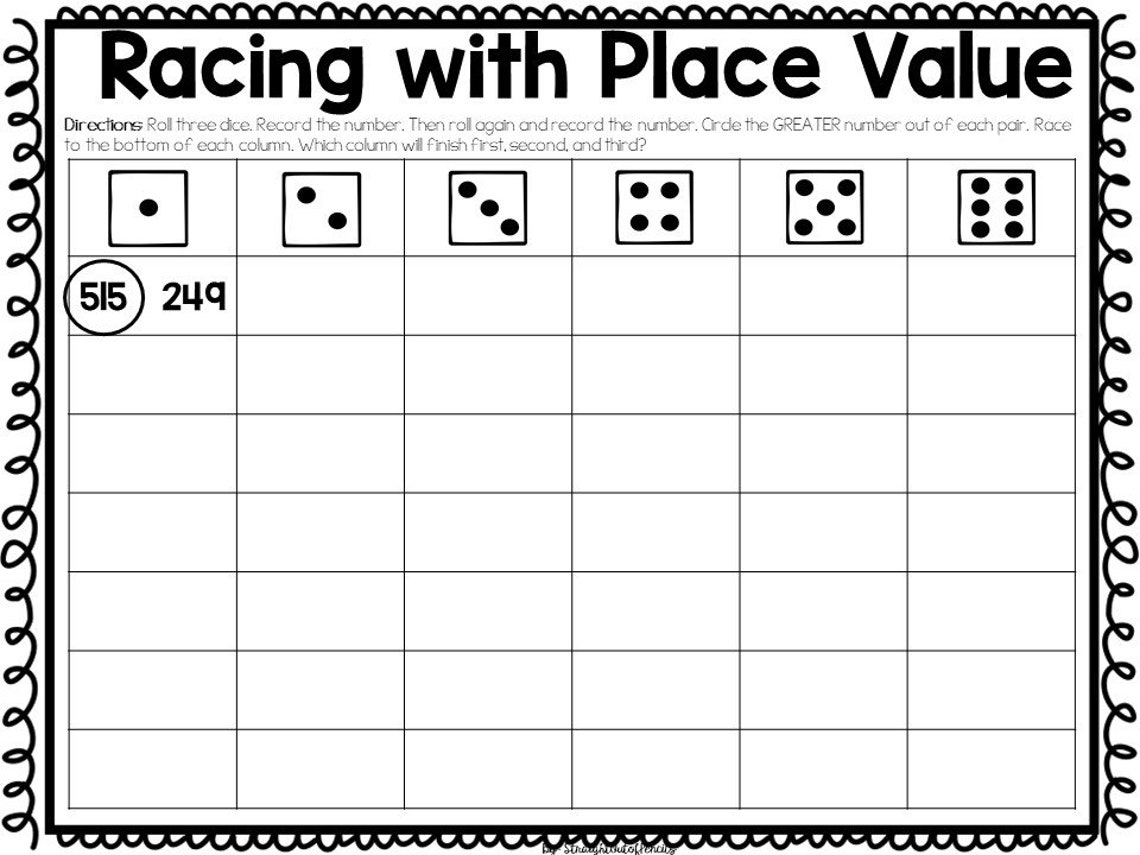 Math Games for Second and Third Grade Students Addition, Subtraction ...