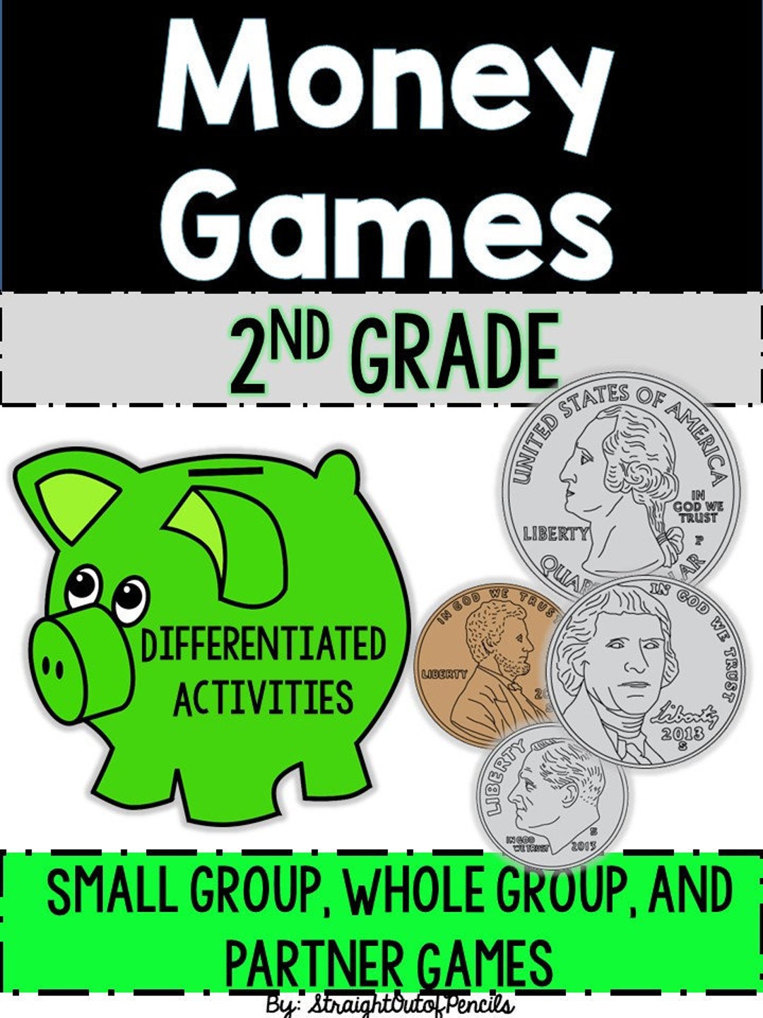 Money Worksheets for Second Grade - Etsy