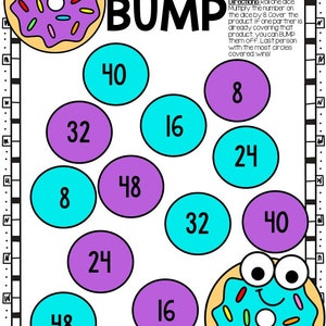 Multiplication and Division Facts Games - Etsy