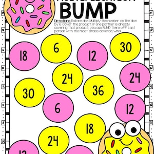 Multiplication and Division Practice Printable Games and Activities for ...