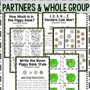 Money Worksheets for Second Grade - Etsy
