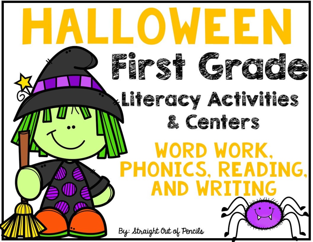 First Grade Halloween Literacy Printables - Etsy