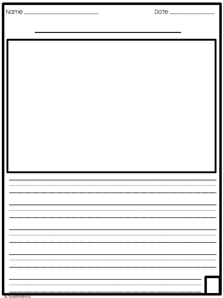 Spring Journal Writing for First, Second, and Third Graders Printables ...