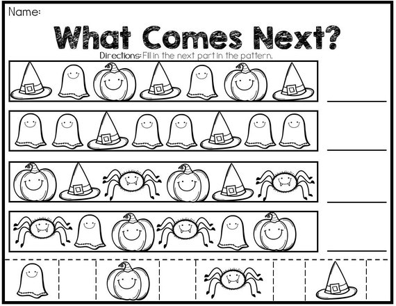 First Grade Halloween Worksheets