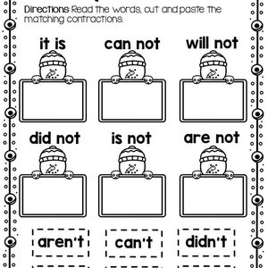 Winter ELA First Grade Activities - Etsy