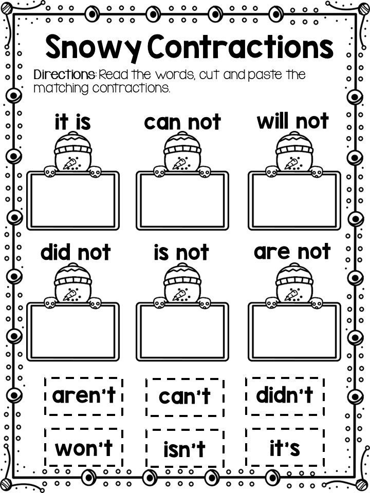 Winter ELA First Grade Activities - Etsy