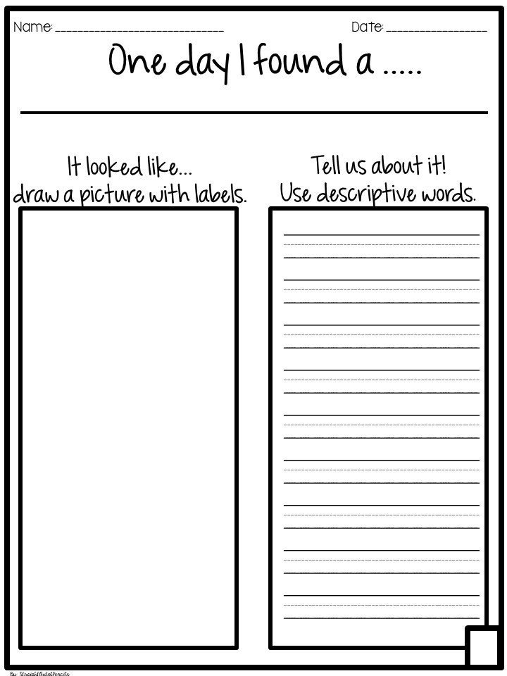 Spring Journal Writing for First, Second, and Third Graders Printables ...