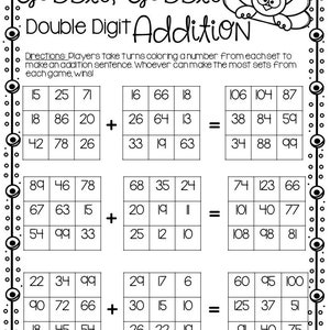 Thanksgiving Math Games Third Grade Multiplication Games - Etsy