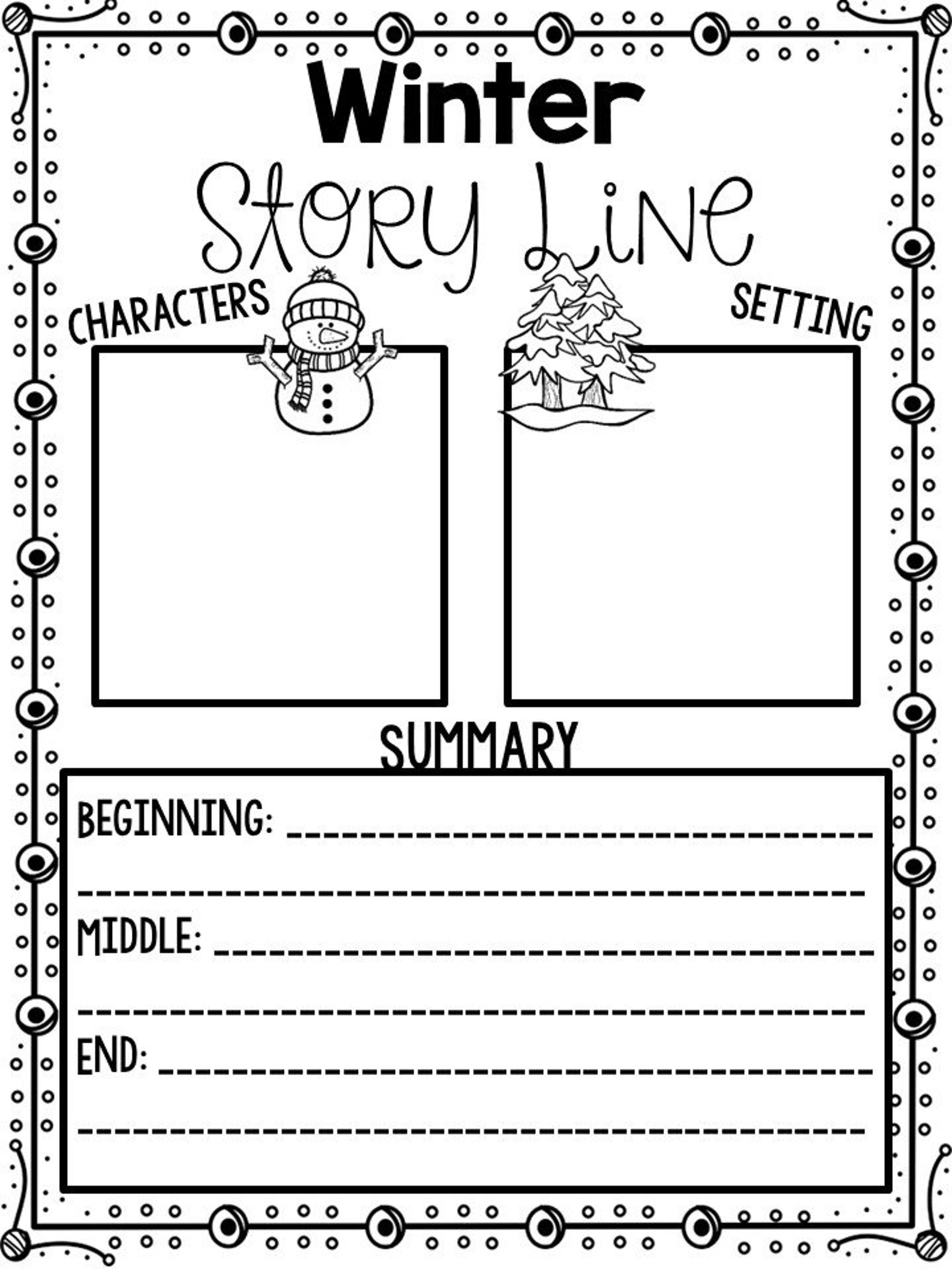 Winter ELA First Grade Activities - Etsy