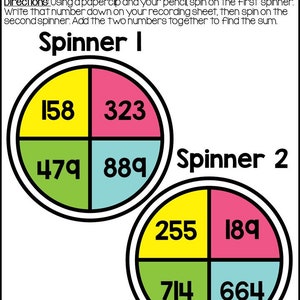Second Grade Math Games Addition, Subtraction, Place Value - Etsy