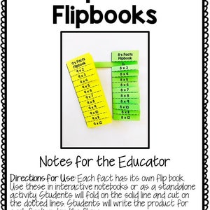 Multiplication Facts Activities - Builds Fluency - Etsy