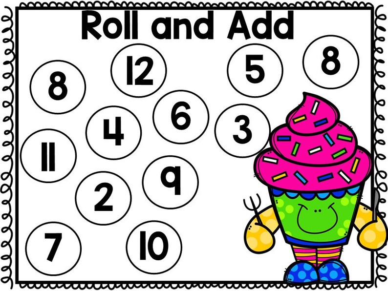 Number Games for Kindergarten or First Grade - Etsy