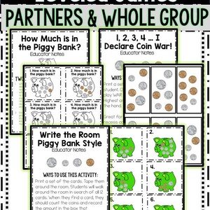Money Worksheets for First Graders - Etsy