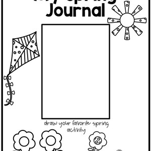 Spring Journal Writing for First, Second, and Third Graders Printables ...