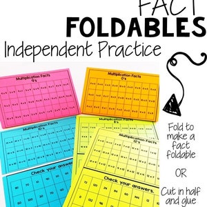 Multiplication Facts Activities - Builds Fluency - Etsy