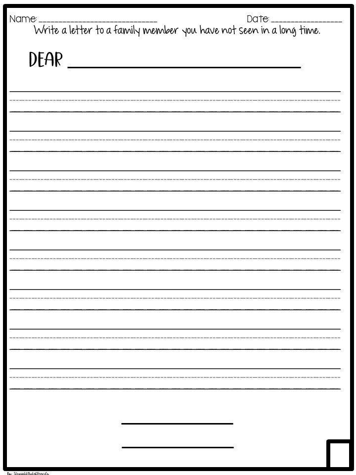 Spring Journal Writing for First, Second, and Third Graders Printables ...