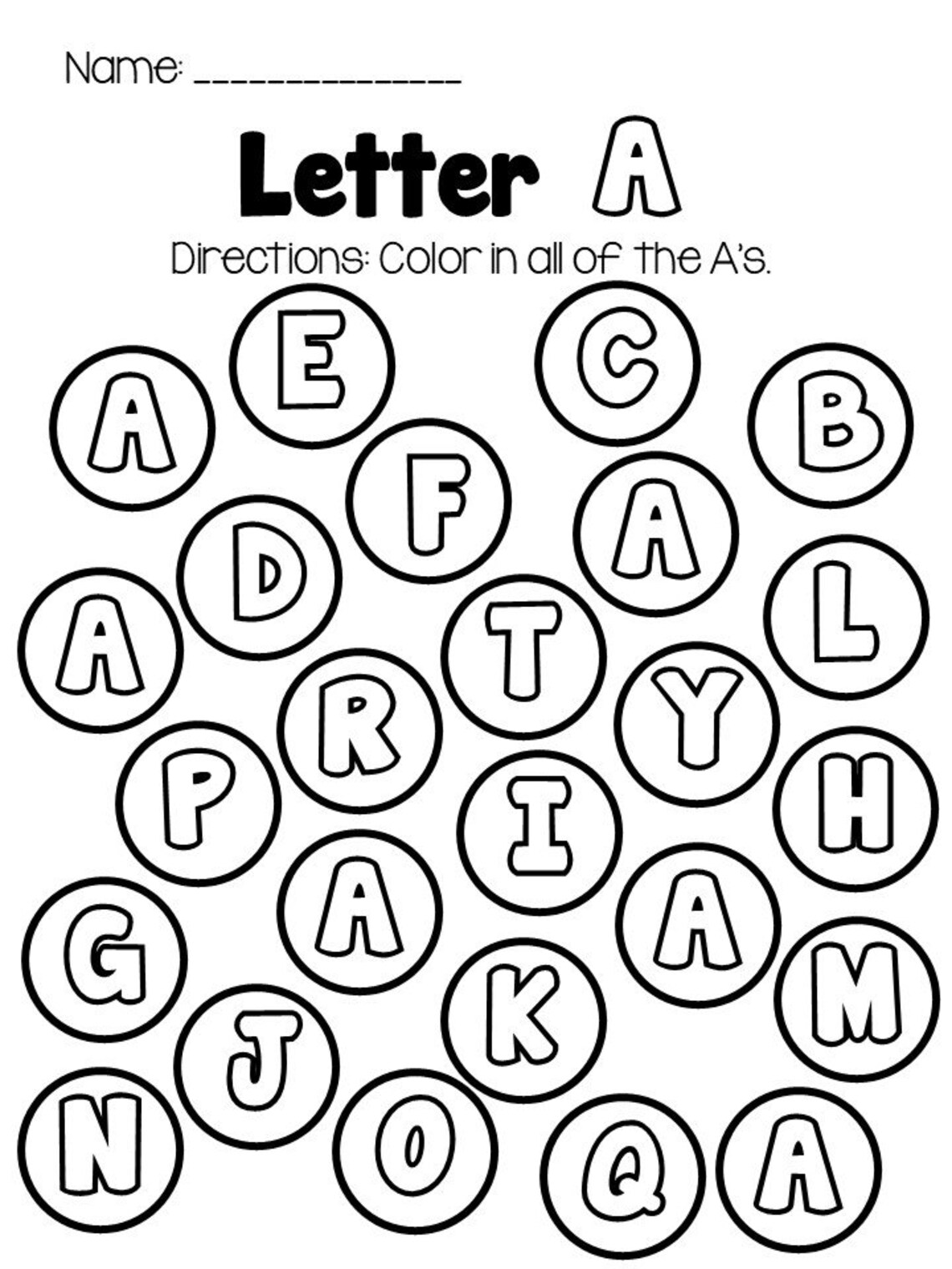 Toddler and Prek Activities Shapes, Numbers, Letters, and MORE - Etsy