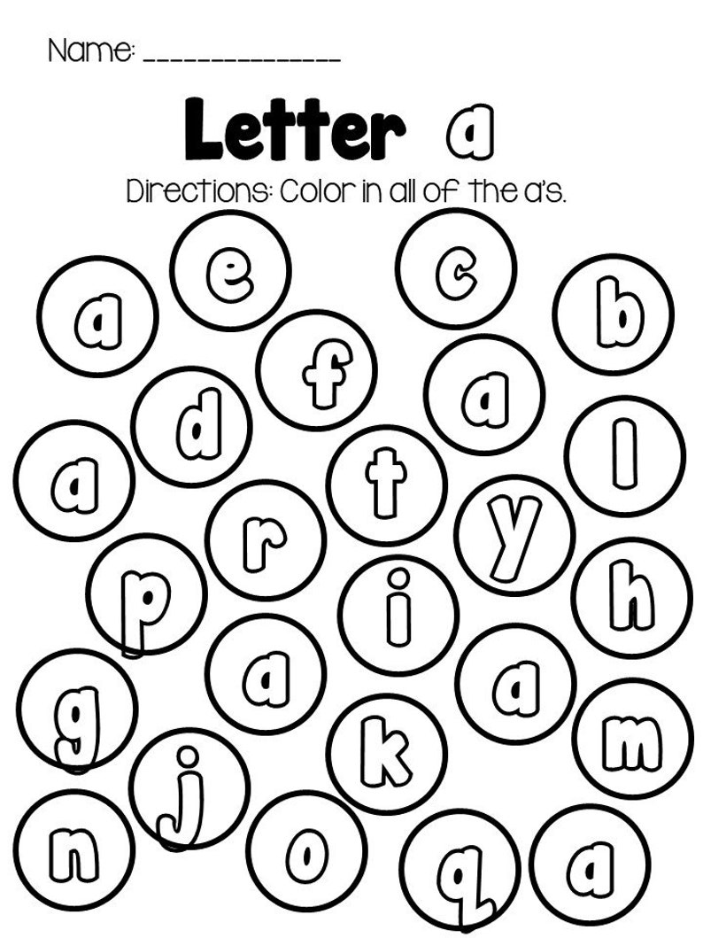 Alphabet Activities Upper And Lower Case Letter Worksheets Etsy