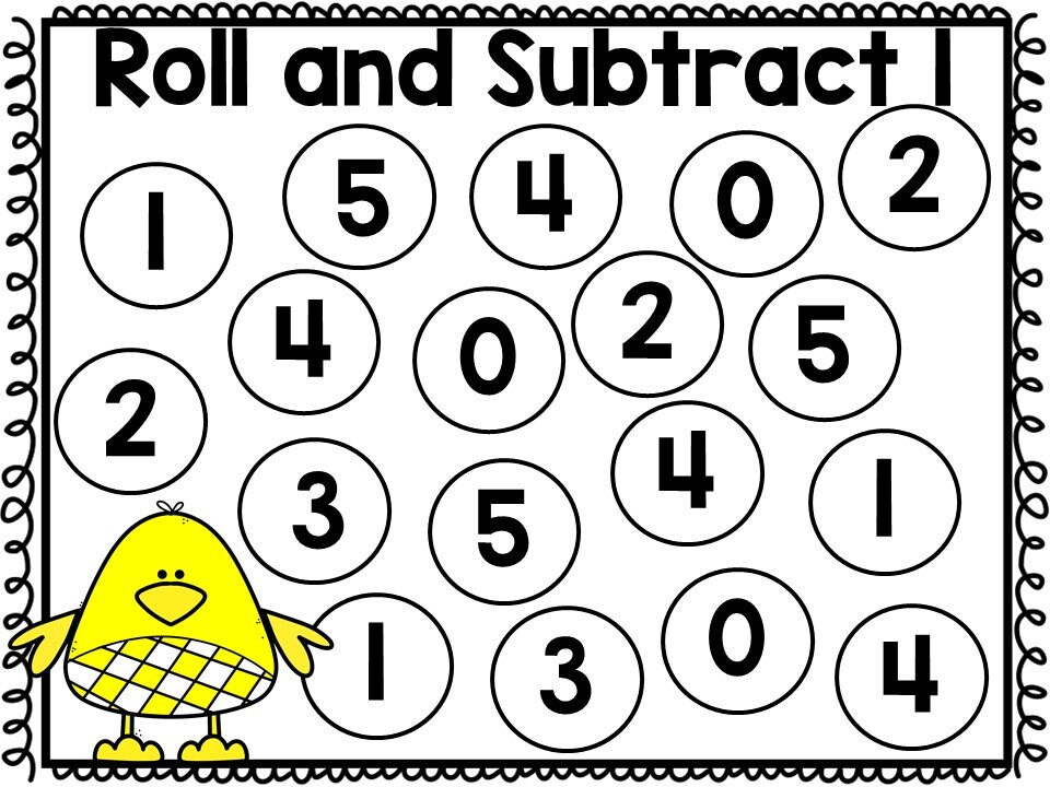 Number Games for Kindergarten or First Grade - Etsy